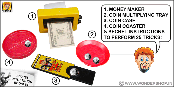 Money Magic Tricks Magic Set | WonderShop.In